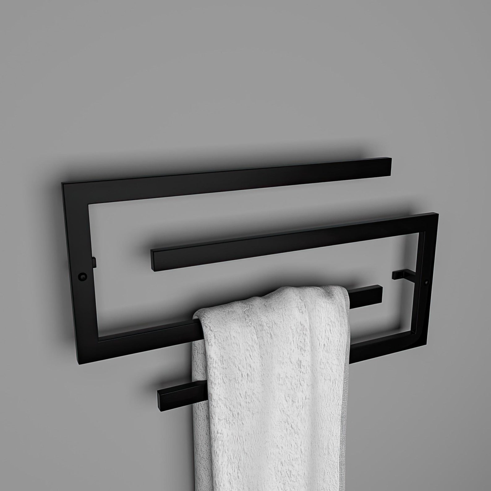 Minimalist Metal Towel Rack for Bathroom, Black/white/gold Towel Holder ...