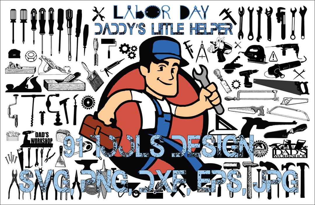 TOOLS BUNDLE Svg, Tools Silhouette, Tools Cut Files, Tools Clipart ...