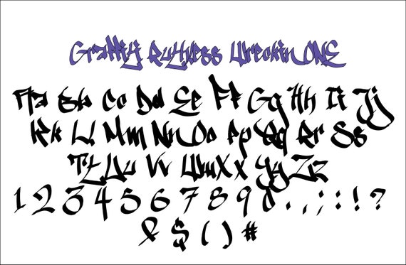 Graffiti Tag Numbers