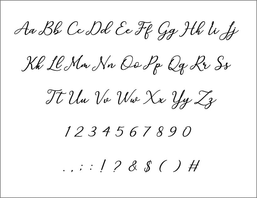HANDWRITTEN FONT SVG, Modern Calligraphy Svg Cut Files, Curlz Font Svg ...