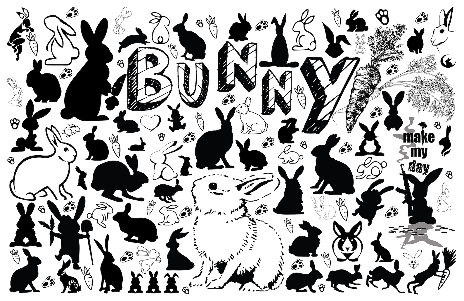 HASEN BUNDLE SVG, Hase Svg, Hase Svg, Oster svg, Hase Clipart, Hase ...