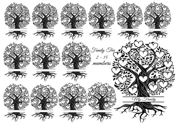 Family Tree Branches Clip Art