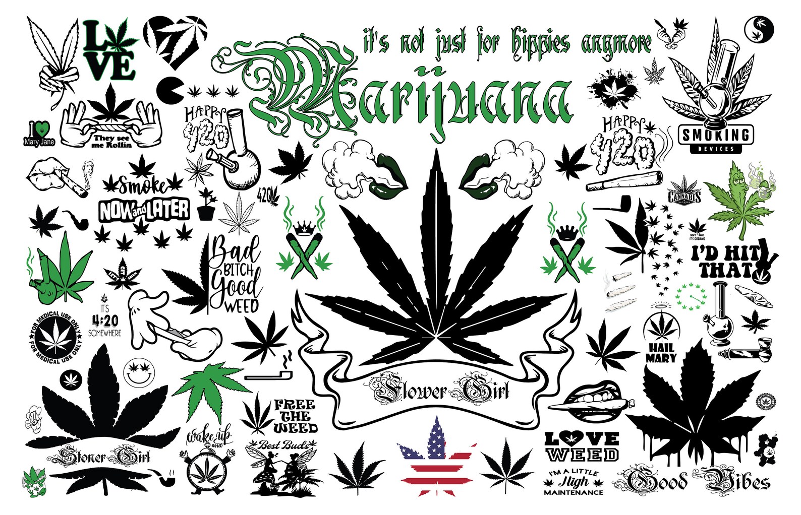 MARIJUANA BUNDLE Svg Marijuana Leaf SVG Marijuana Svg Smoke - Etsy UK