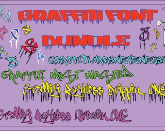 DIGITAL DOWNLOAD Graffiti Tag Alphabet PNG Lettering Graphic Vector - Etsy