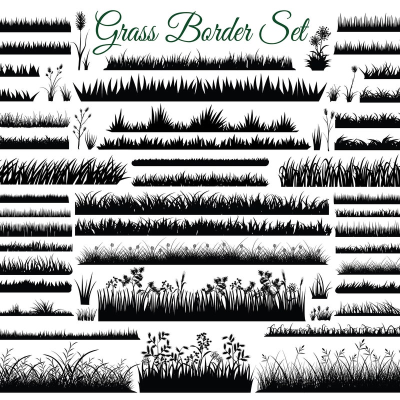 Forest Borders Svg - Etsy