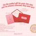 Open When Letter Digital Kit, Printed Envelopes, Long Distance Letter ...