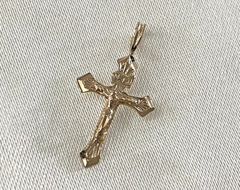 Mini Crucifix Necklace - Etsy