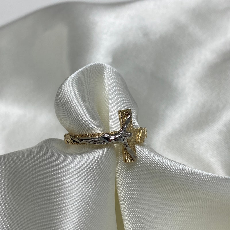Rosary Ring Gold Tone - Etsy