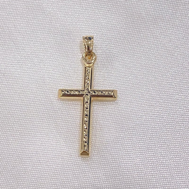 3 Cross 14k Pendant - Etsy
