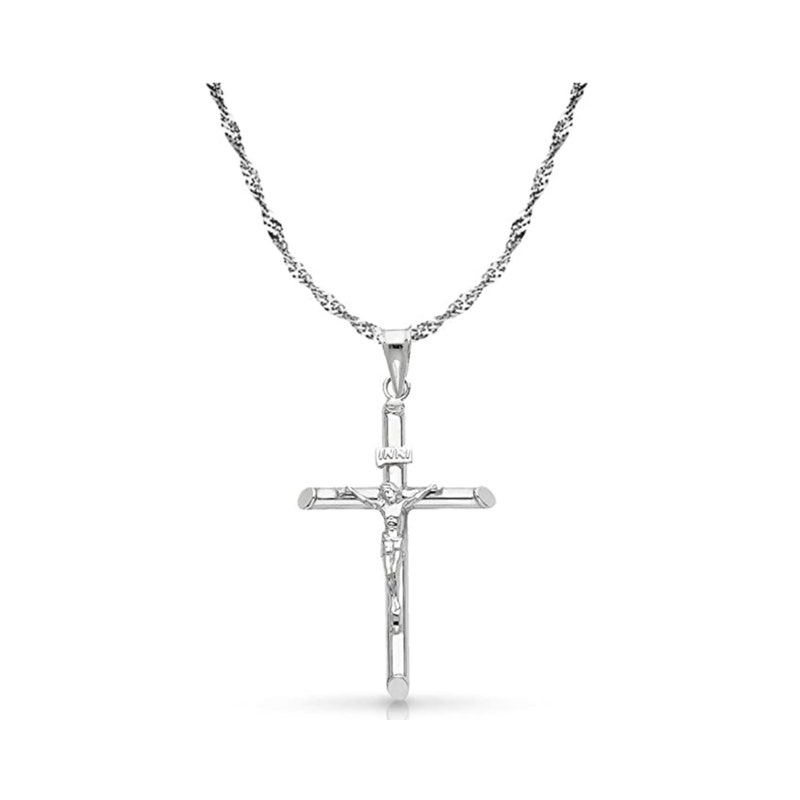 Jesus Cross Gold Chain - Etsy