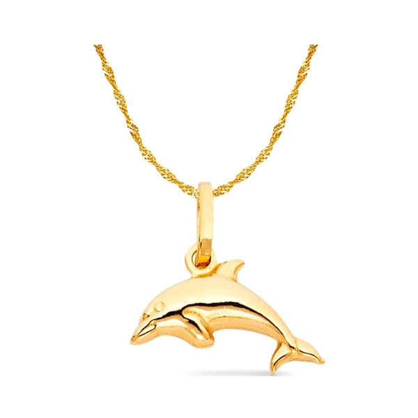 Dolphin Necklace - Etsy