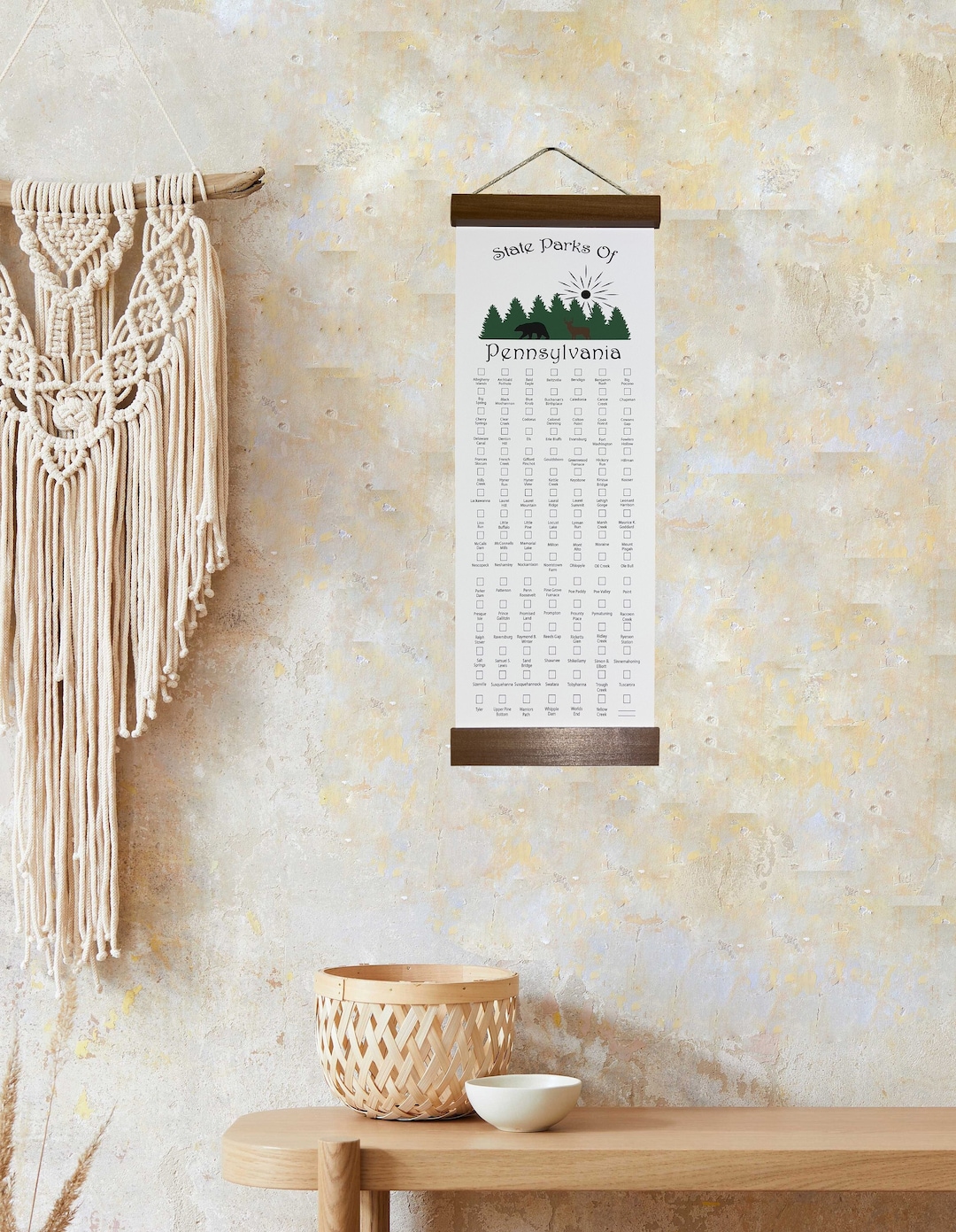 PA State Park Sign PA State Park Checklist PA State Park Check off Pa ...