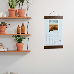 New Mexico State Park Checklist With Pen New Mexico State Park Poster ...