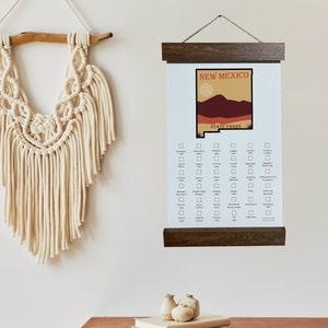New Mexico State Park Checklist With Pen New Mexico State Park Poster ...
