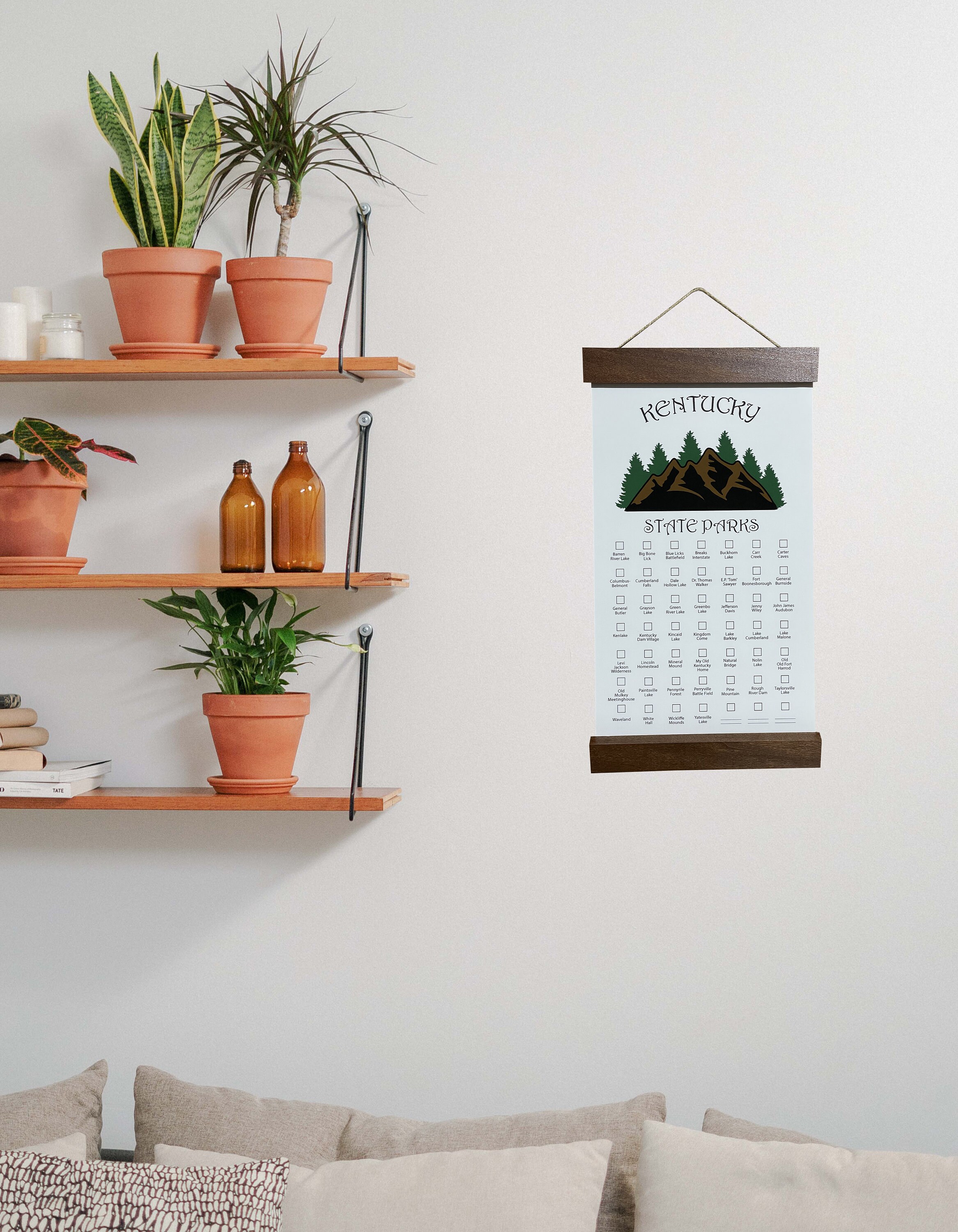 KY State Park Sign Ky State Park Push Pin Map KY State - Etsy