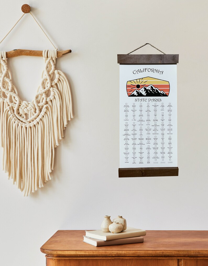 CA State Park Sign CA State Park Checklist CA State Park - Etsy