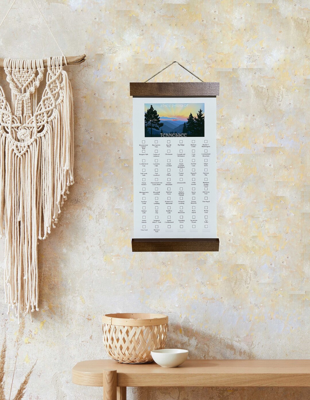 TN State Park Sign TN State Park Checklist TN State Park - Etsy