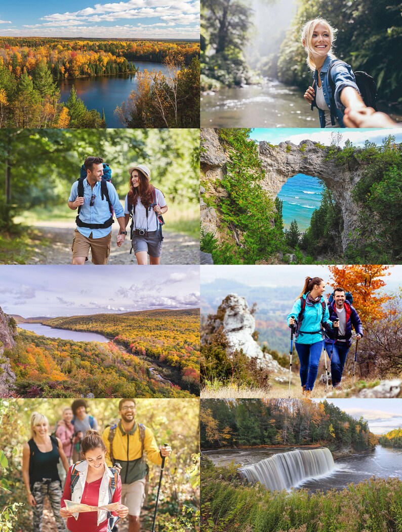 Michigan State Park Checklist With Pen Michigan State Park - Etsy