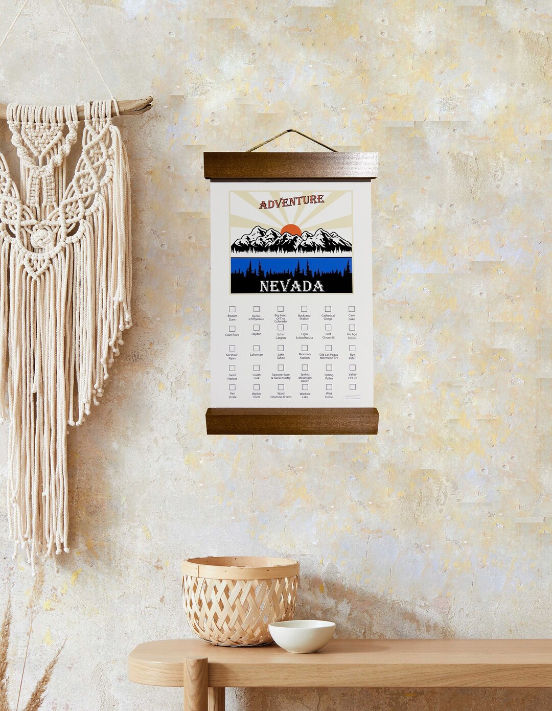 NV State Park Sign NV State Park Checklist NV State Park Check Off nv ...