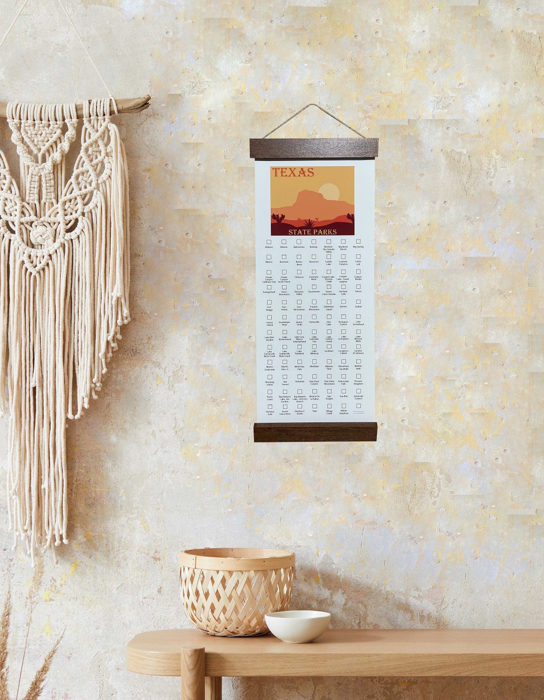 TX State Park Sign - TX State Park Checklist - TX State Park Check off ...