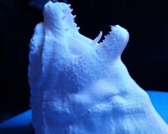 Wall Godzilla Head 3d - Etsy