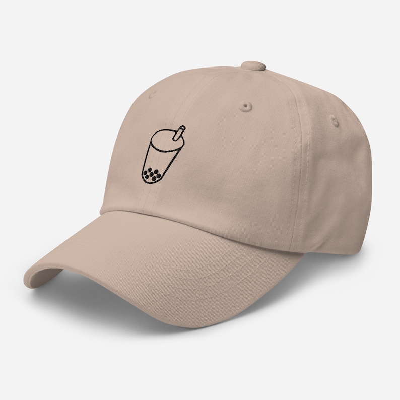 Boba Dad Hat Boba Hat Boba Milk Tea Hat Boba Minimalist Hat Milk Tea ...