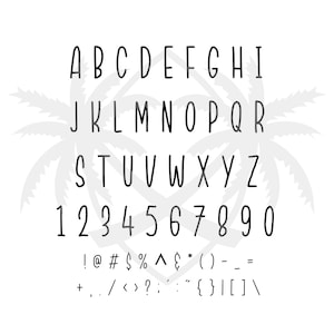 Thick for Easy Weeding Rae Dunn Inspired Font SVG Files - Rae Dunn ...