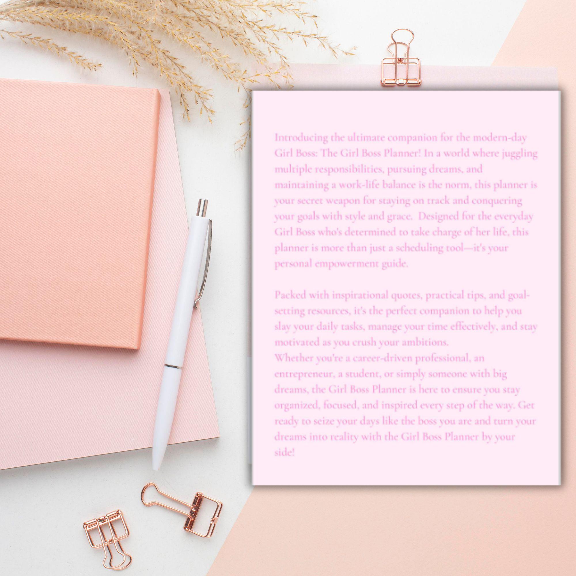 Girl Boss Planner Girl Boss That Girl Planner Girl Boss Journal Boss ...