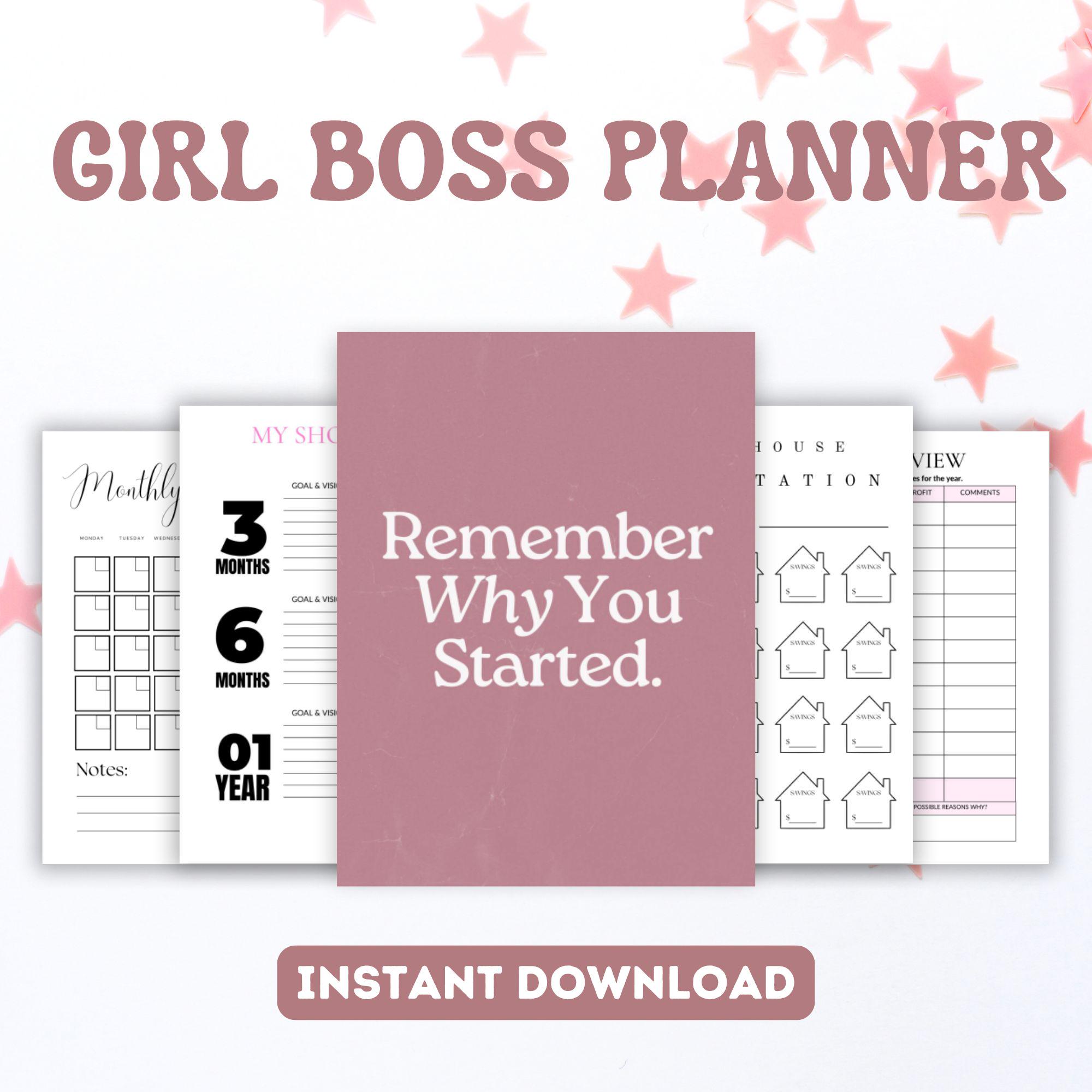 Girl Boss Planner Girl Boss That Girl Planner Girl Boss Journal Boss ...