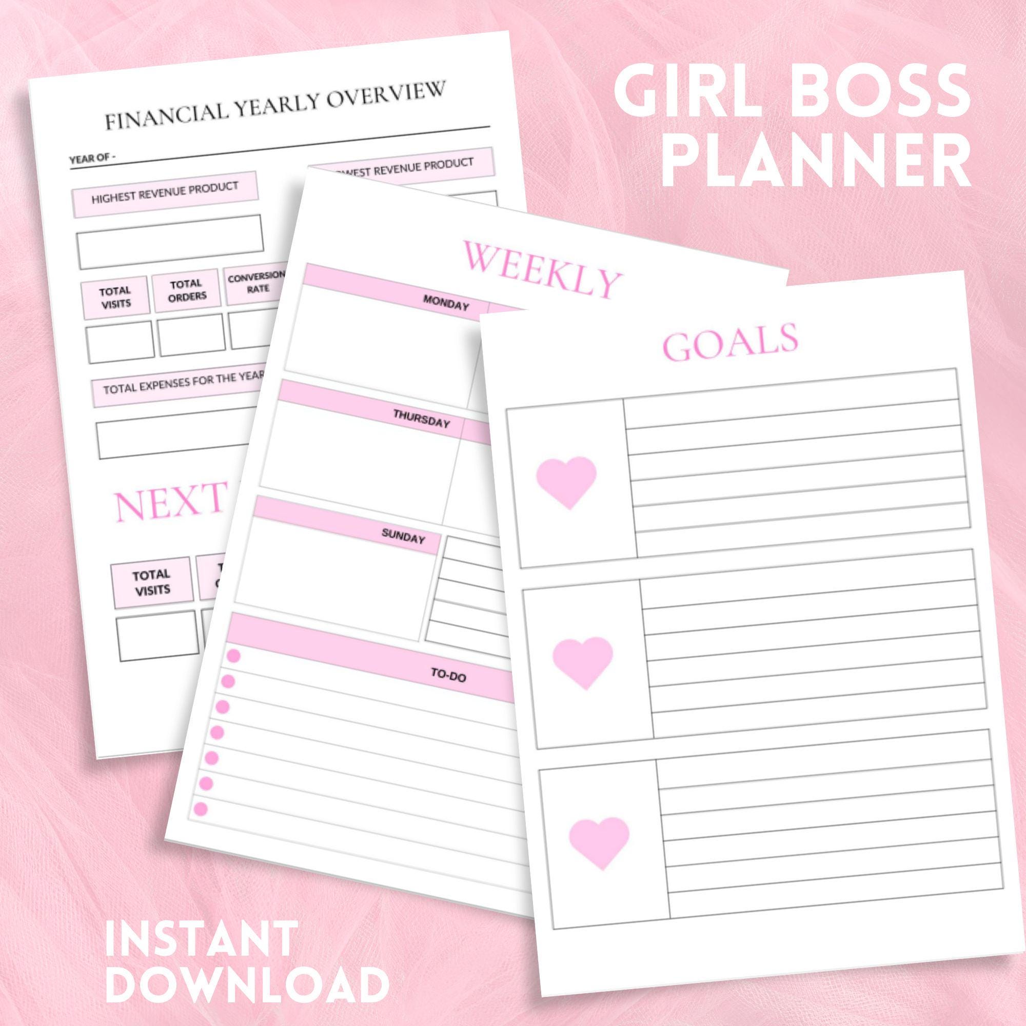 Girl Boss Planner Girl Boss That Girl Planner Girl Boss Journal Boss ...