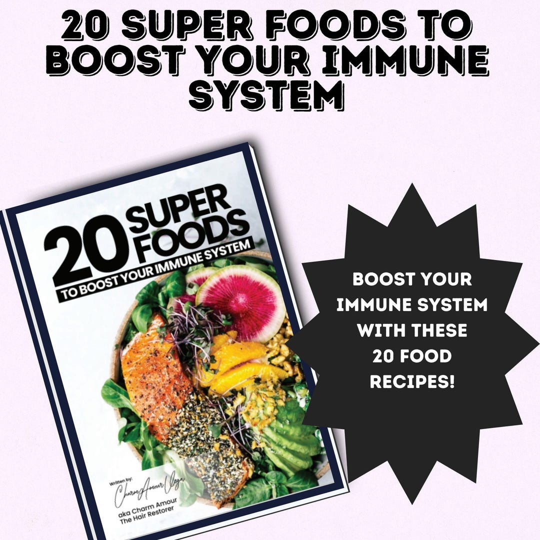 20 Super Foods to Boost Your Immune System - Meal Plan - Etsy