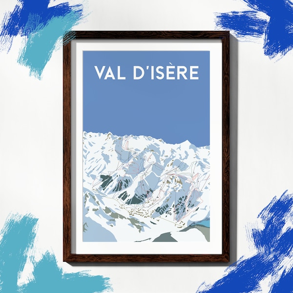 Val D'isere Poster - Etsy