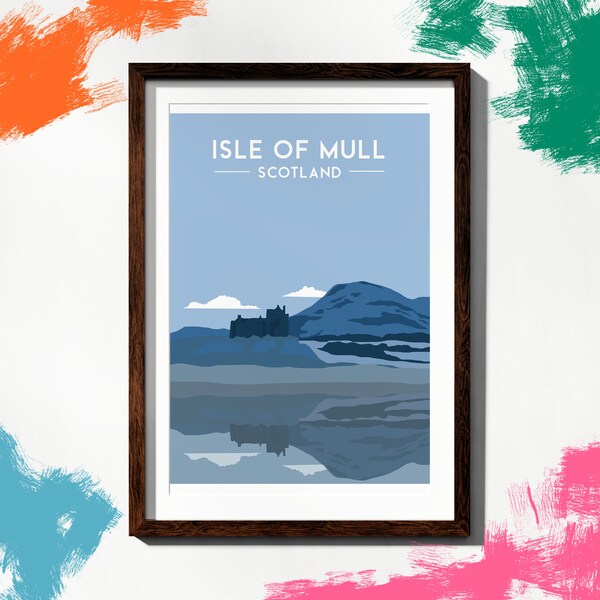 Isle of Mull Poster - Etsy