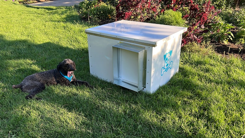 The Cube Aluminum Insulated Dog House 26" Tall - Etsy