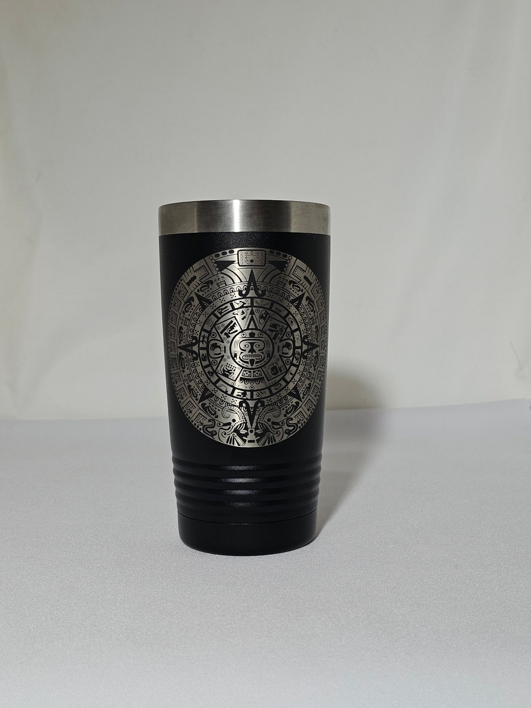 Aztec Calendar- 20oz Laser Engraved Custom Stainless Steel Tumbler - Etsy