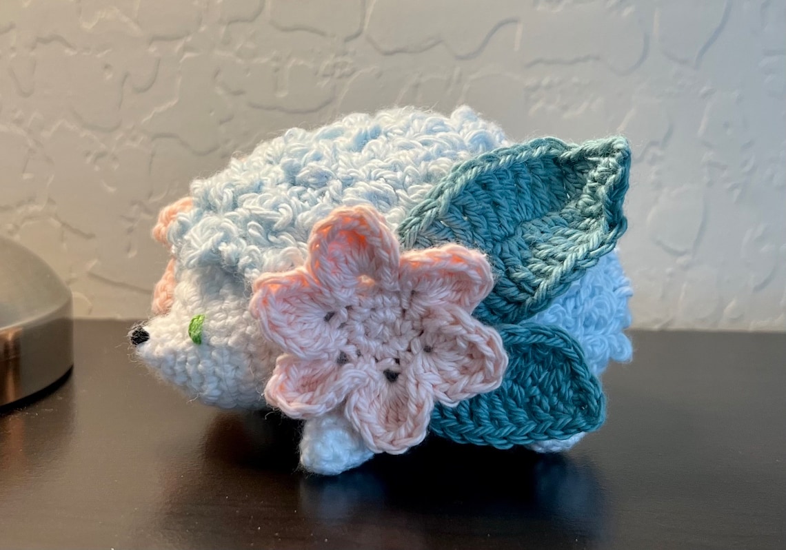 Shaymin the Flower Hedgehog Crochet Pattern | Shaymin Amigurumi ...
