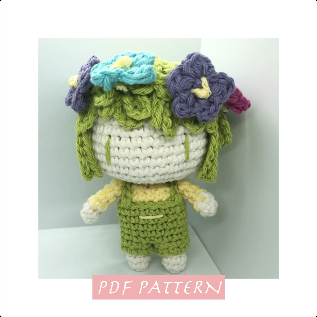 Basil the Flower Boy Crochet Pattern | Basil Crochet Pattern | Crochet ...