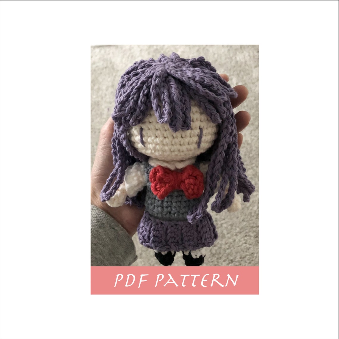 Mari Crochet Pattern | Crochet Doll Pattern | Omori Crochet Pattern - Etsy
