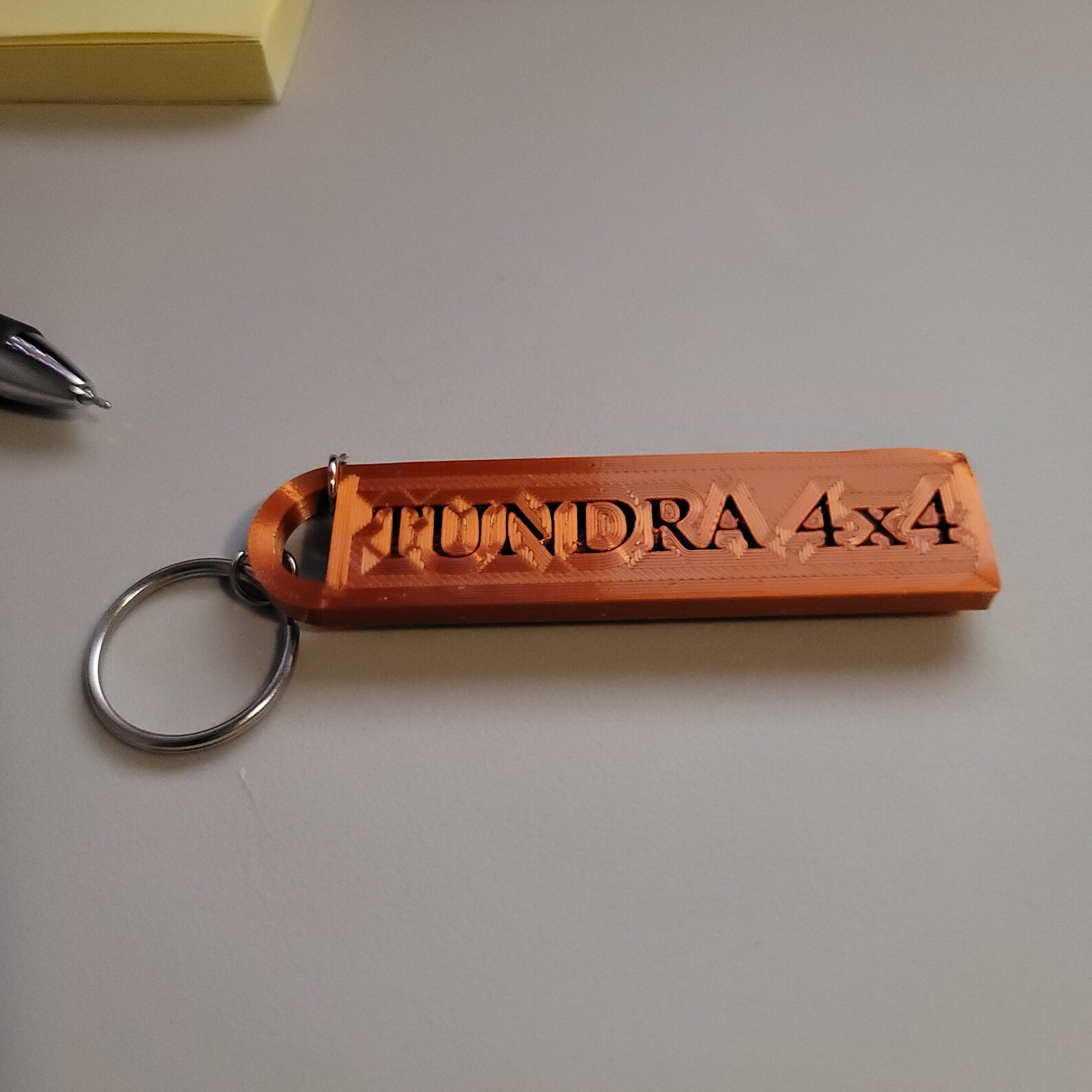 Personalized Keychain With Tundra 4x4 on Reverse Side. 3D - Etsy