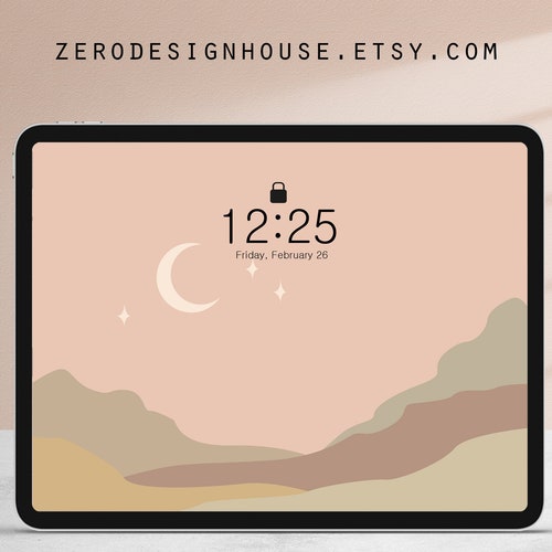 Abstract Boho Ipad Wallpaper - Etsy