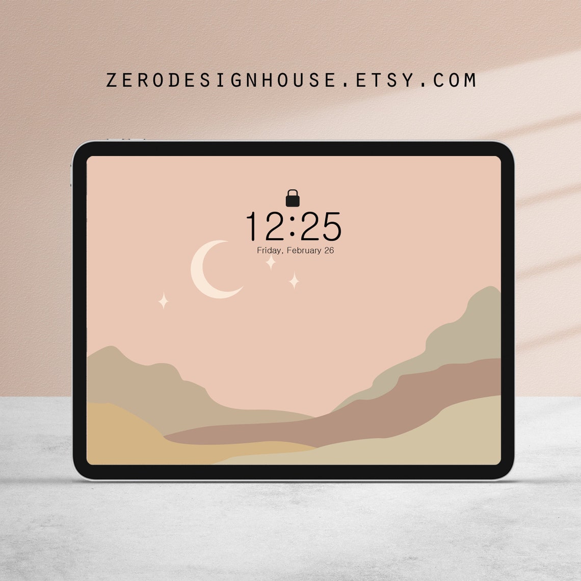 Abstract Boho iPad Wallpaper - Etsy