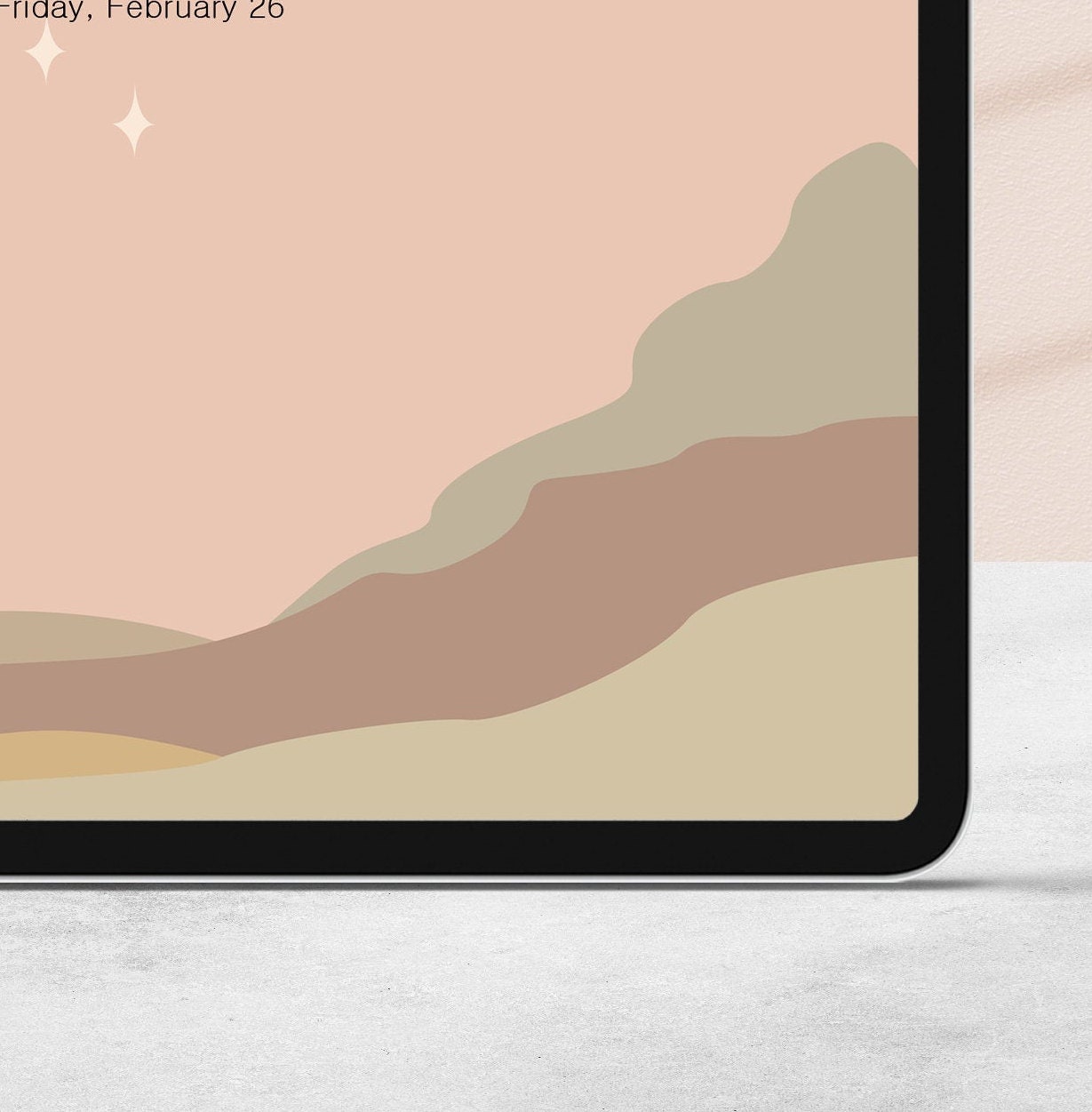 Abstract Boho iPad Wallpaper - Etsy