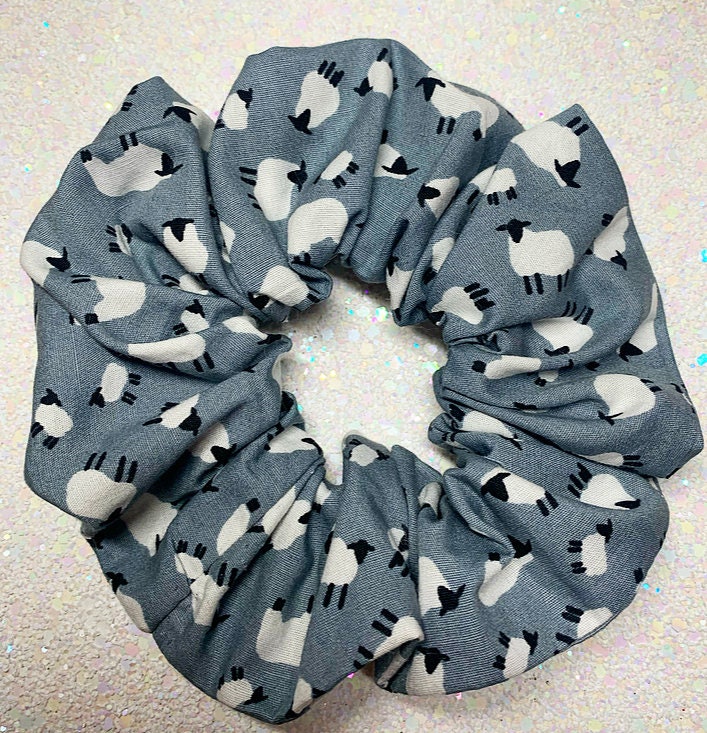 Cute animal scrunchie sheep scrunchie Dog scrunchies | Etsy