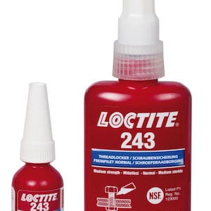 LOCTITE 243 10ml 50ml 250ml Threadlock Medium Strength Bluegeneral Purpose Threadlocker That ...