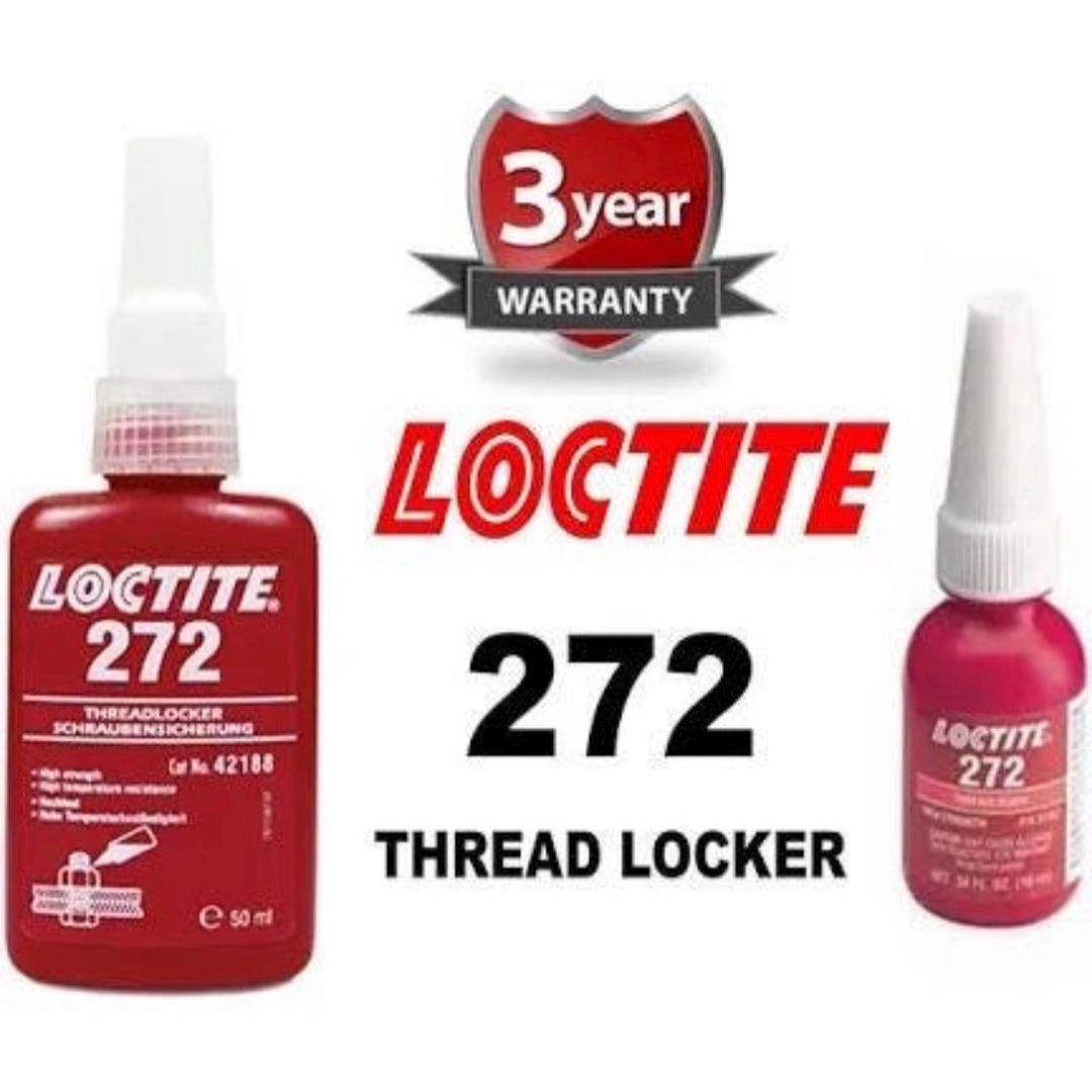 LOCTITE 272 10ml 50ml Red, Medium Viscosity, High Strength, Anaerobic ...