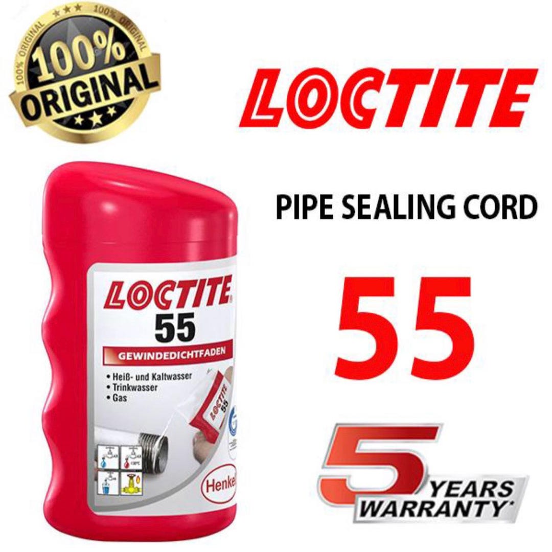LOCTITE 55 50m 150m Designed for Sealing of Metal and Plastic Pipes and ...