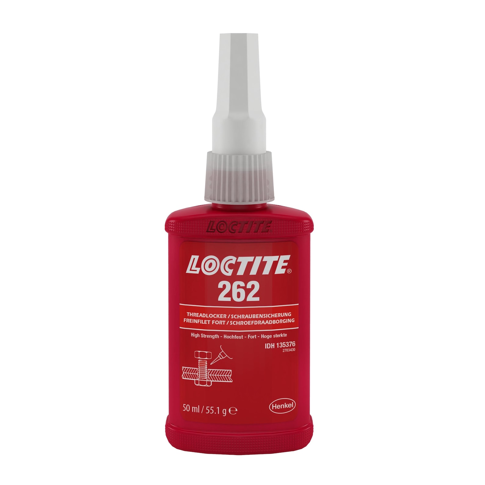 LOCTITE 262 10ml 50ml is a Red, General Purpose, Medium to High ...