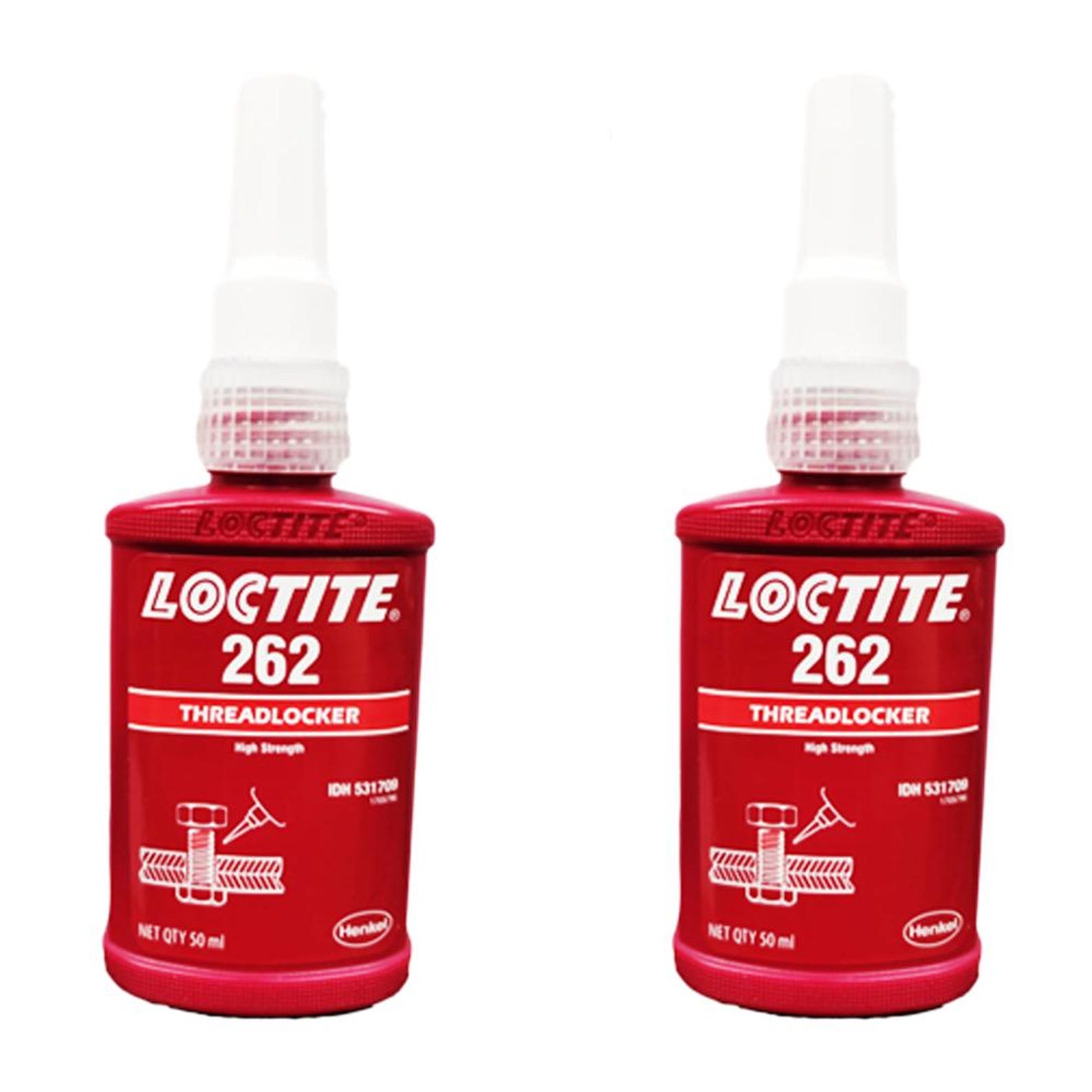 LOCTITE 262 10ml 50ml is a Red, General Purpose, Medium to High ...