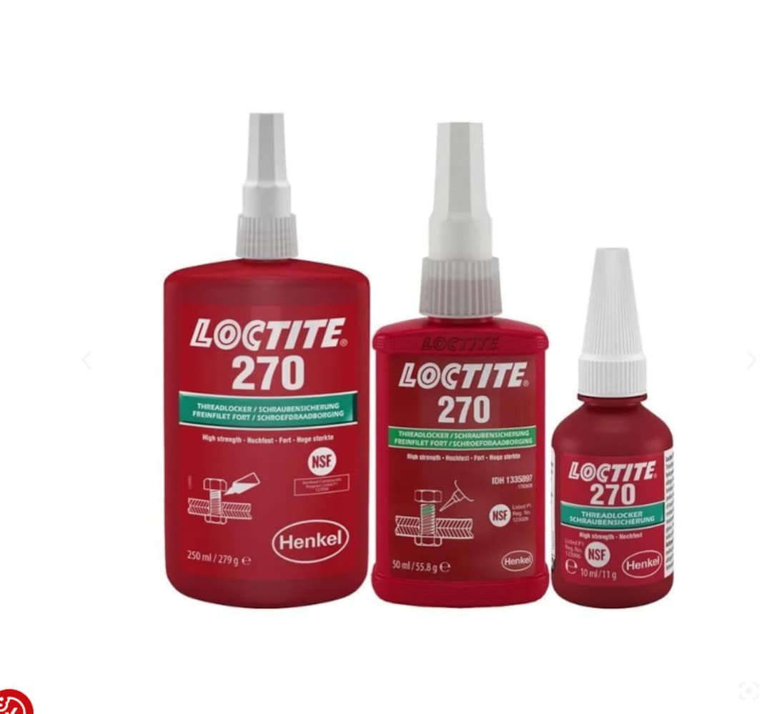 LOCTITE 270 10ml 50ml 250ml High-strength Thread Locker Permanently ...