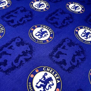 Chelsea FC - Football Club Fabric - Sheeting Cotton - 100% Cotton ...